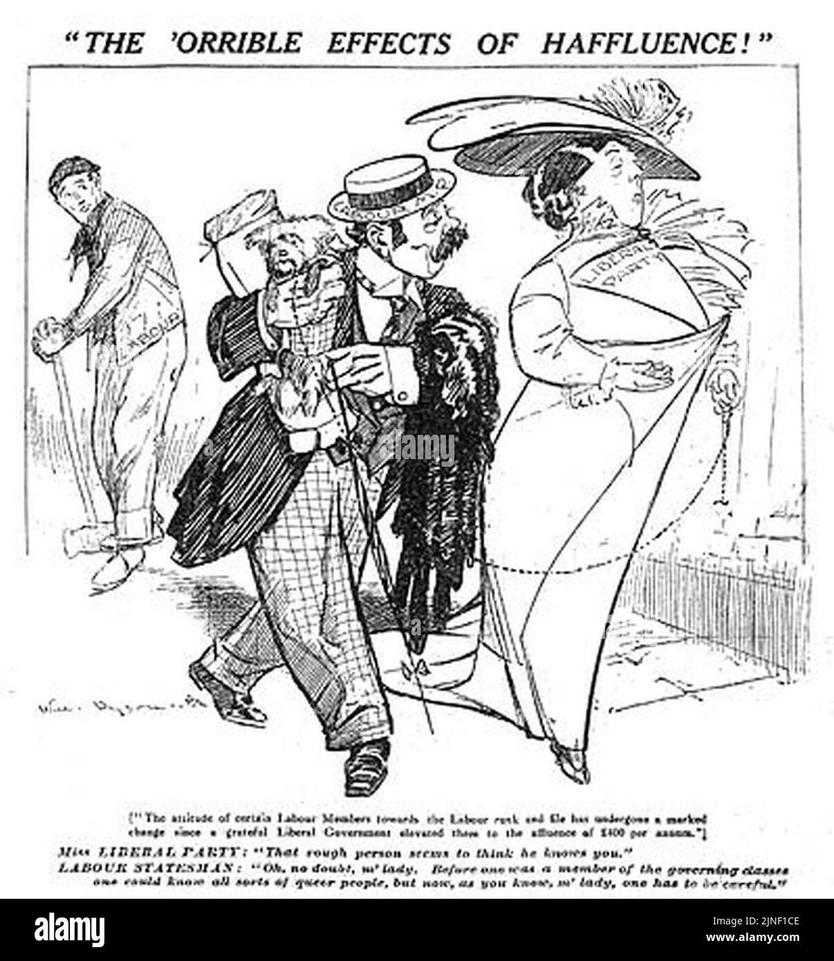 The 'orrible effects of haffluence Stock Photo - Alamy