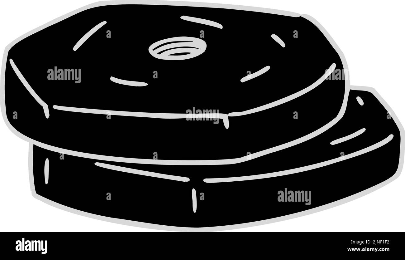 Monochrome material: training items, dumbbells Stock Vector Image & Art ...