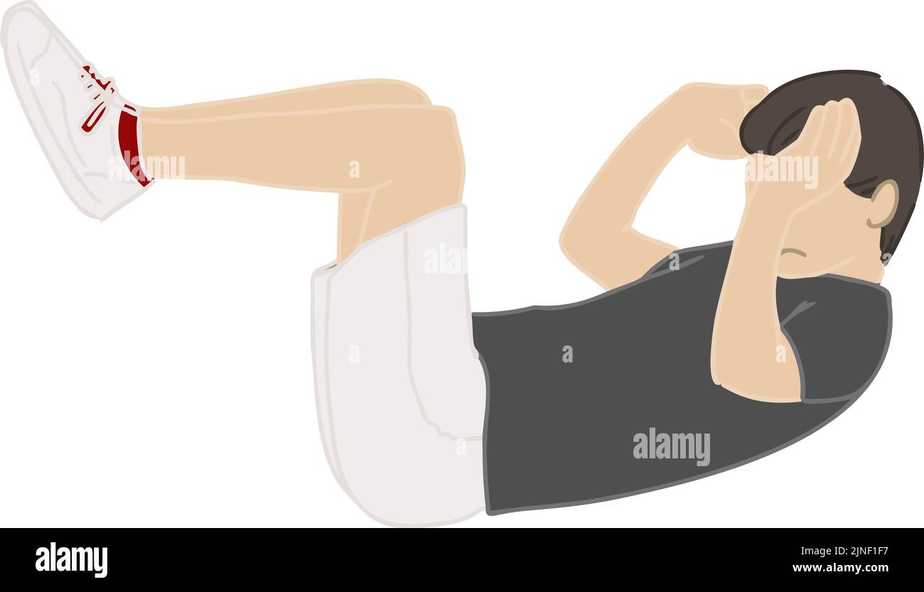 Abdominal muscles male Stock Vector Images - Alamy