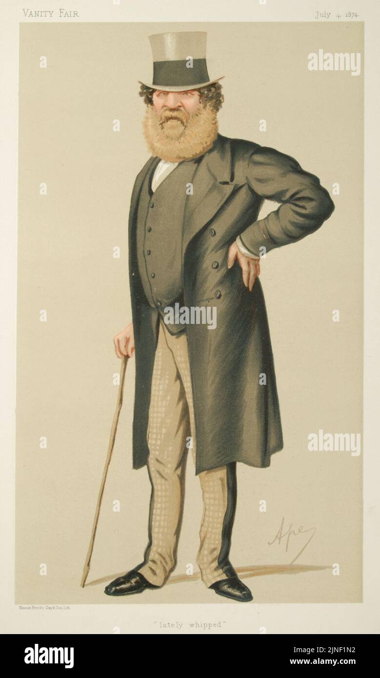 Thomas Edward Taylor Vanity Fair 4 July 1874 Stock Photo - Alamy