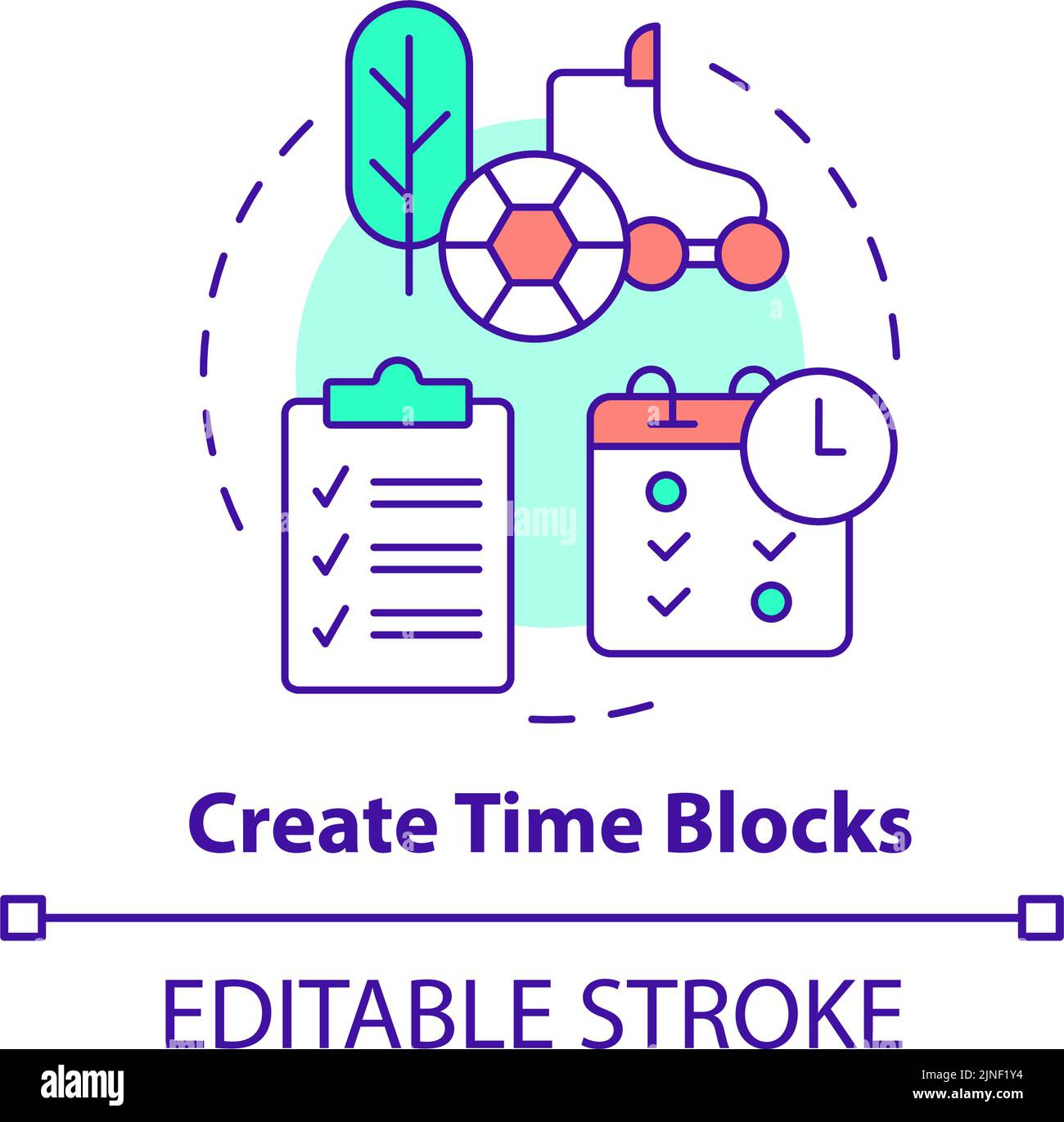 Time blocks Stock Vector Images - Alamy