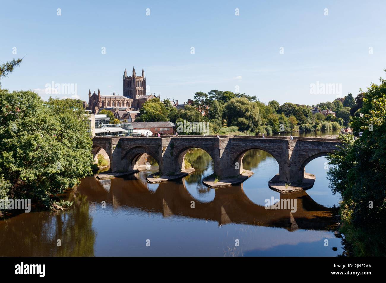 River wye reflection hi-res stock photography and images - Alamy