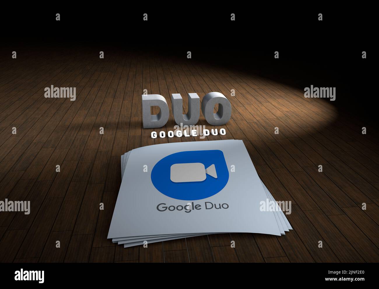 google duo, google background Stock Photo - Alamy