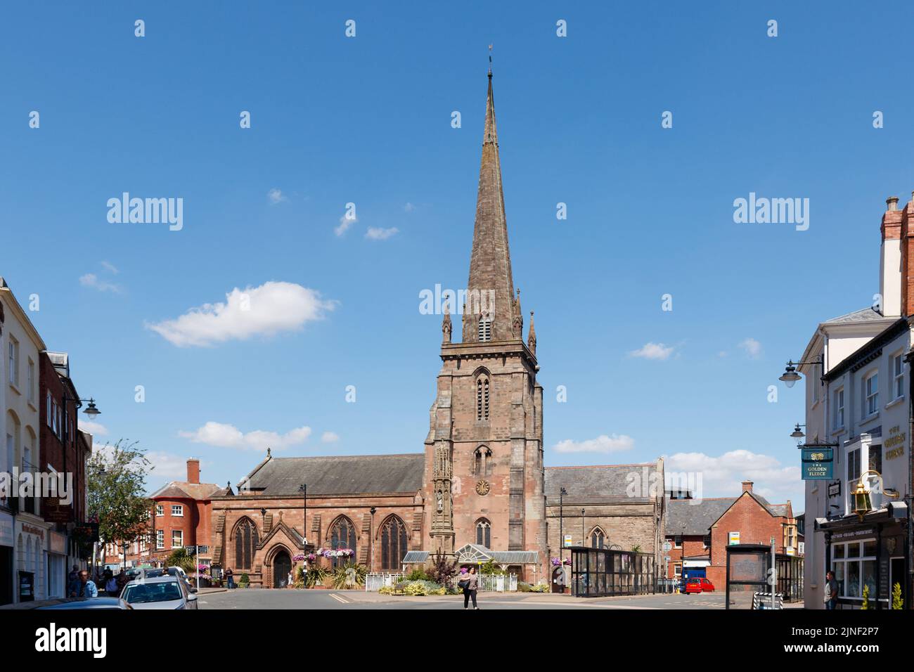 St Peter's church, Hereford Stock Photo - Alamy
