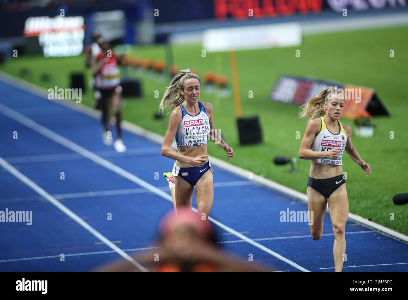 Eilish Mccolgan running 5000 meters at the European Athletics ...