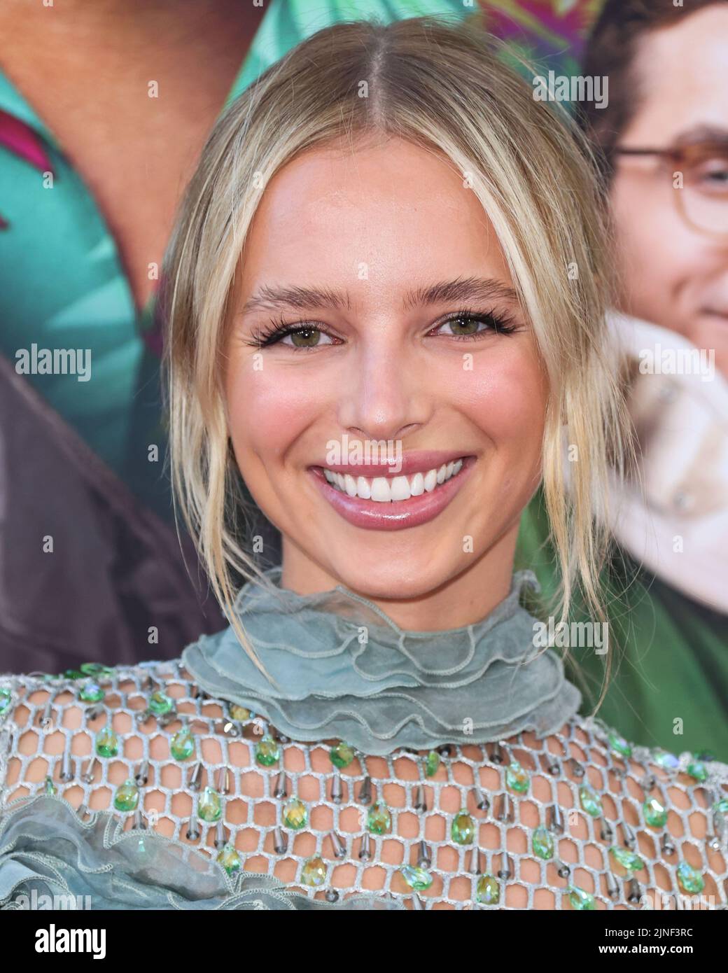 LOS ANGELES, CALIFORNIA, USA - AUGUST 10: Model Marie-lou Nurk arrives ...