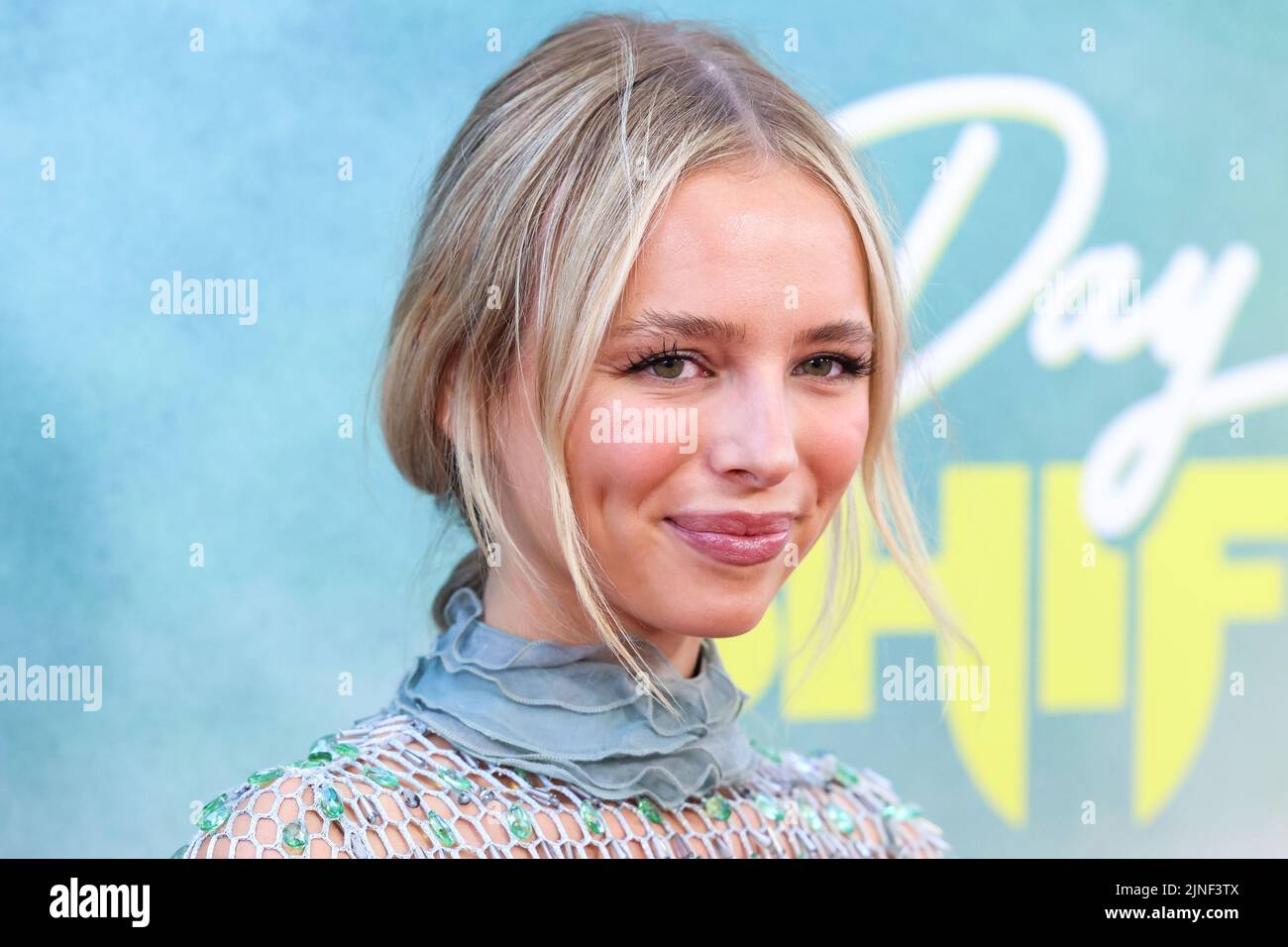 LOS ANGELES, CALIFORNIA, USA - AUGUST 10: Model Marie-lou Nurk arrives ...