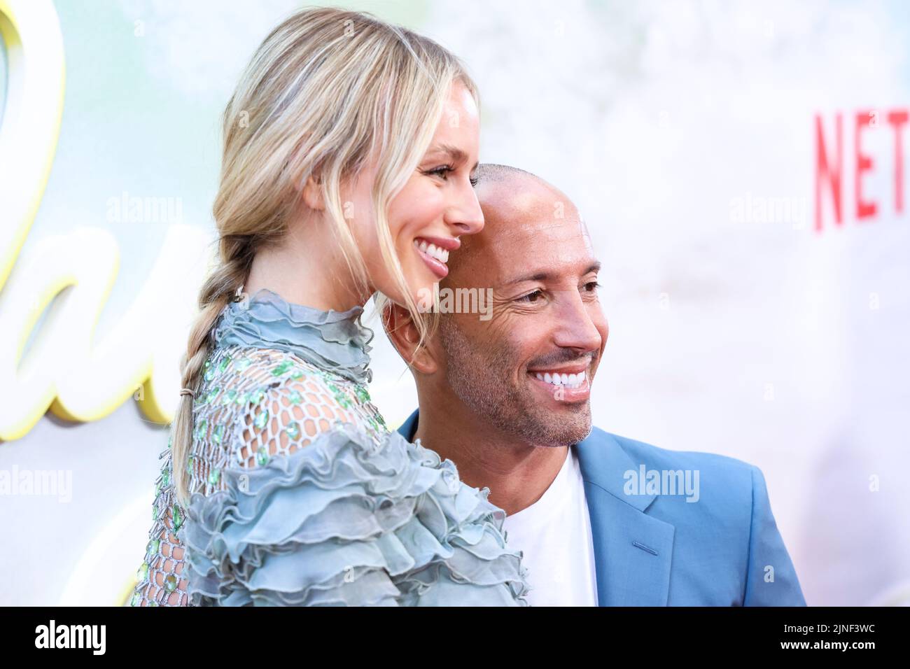LOS ANGELES, CALIFORNIA, USA - AUGUST 10: Model Marie-lou Nurk and ...