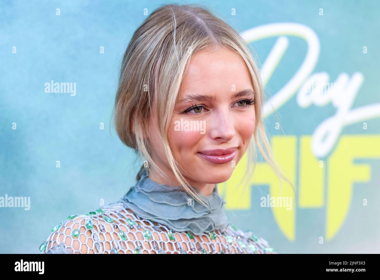 LOS ANGELES, CALIFORNIA, USA - AUGUST 10: Model Marie-lou Nurk arrives ...