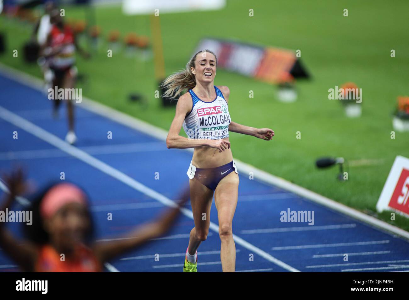 Eilish Mccolgan running 5000 meters at the European Athletics ...