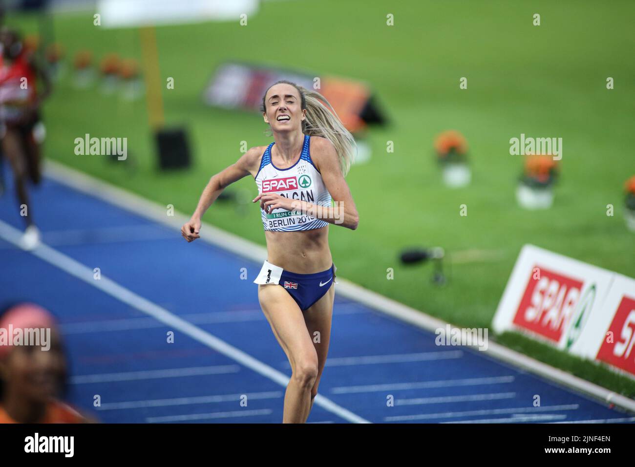 Eilish Mccolgan running 5000 meters at the European Athletics ...