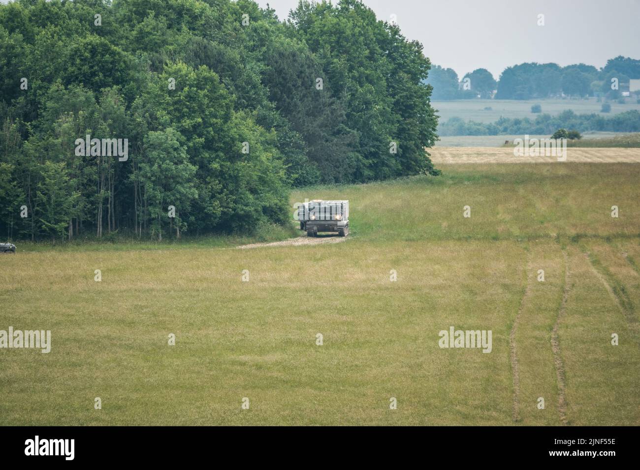 army M270 Multiple Launch Rocket System, self-propelled, multiple ...
