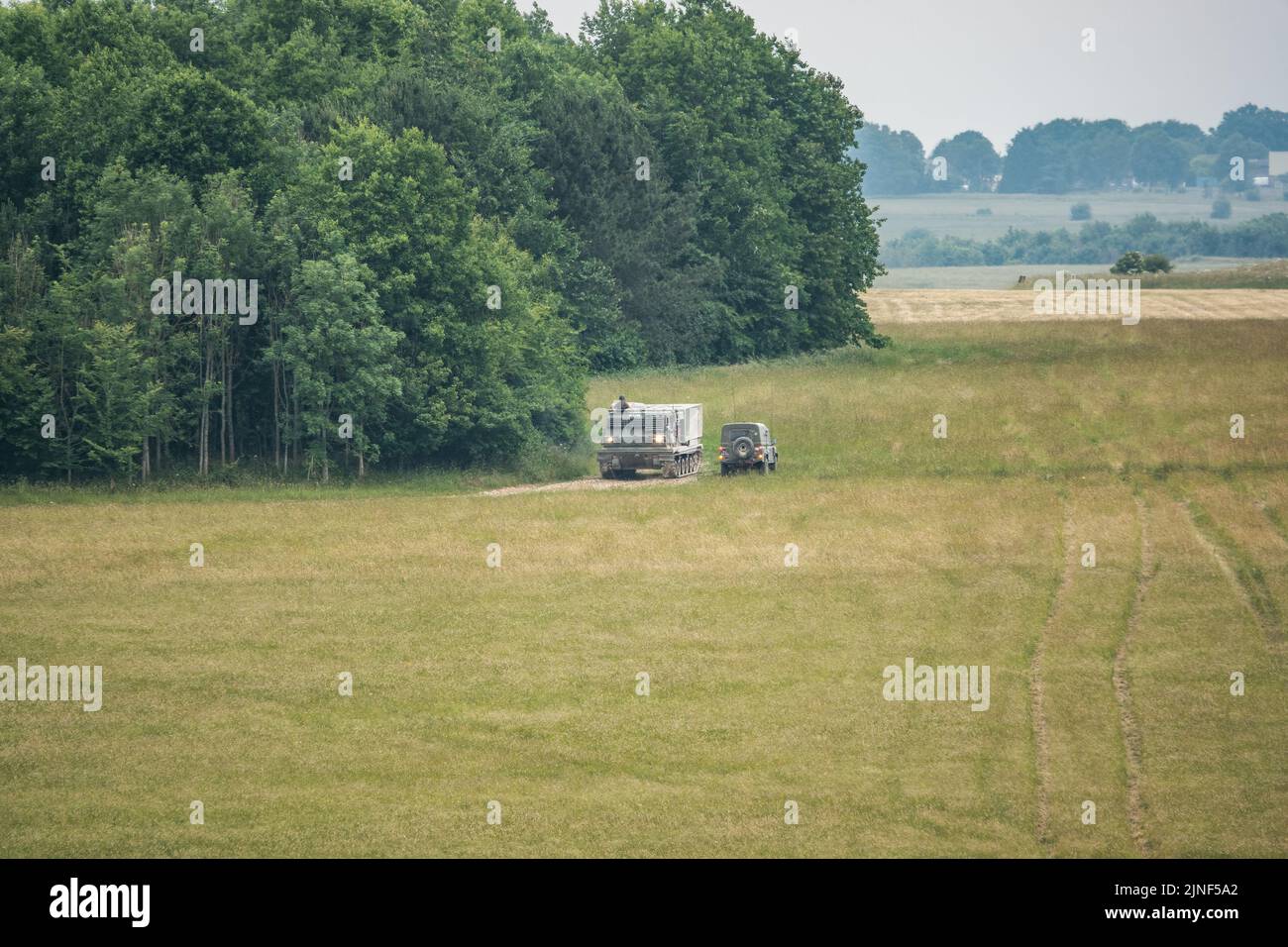 army M270 Multiple Launch Rocket System, self-propelled, multiple ...