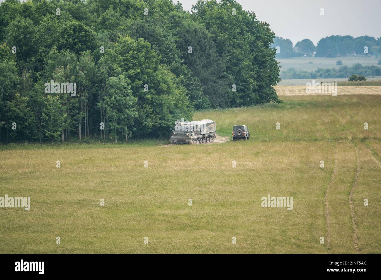 army M270 Multiple Launch Rocket System, self-propelled, multiple ...