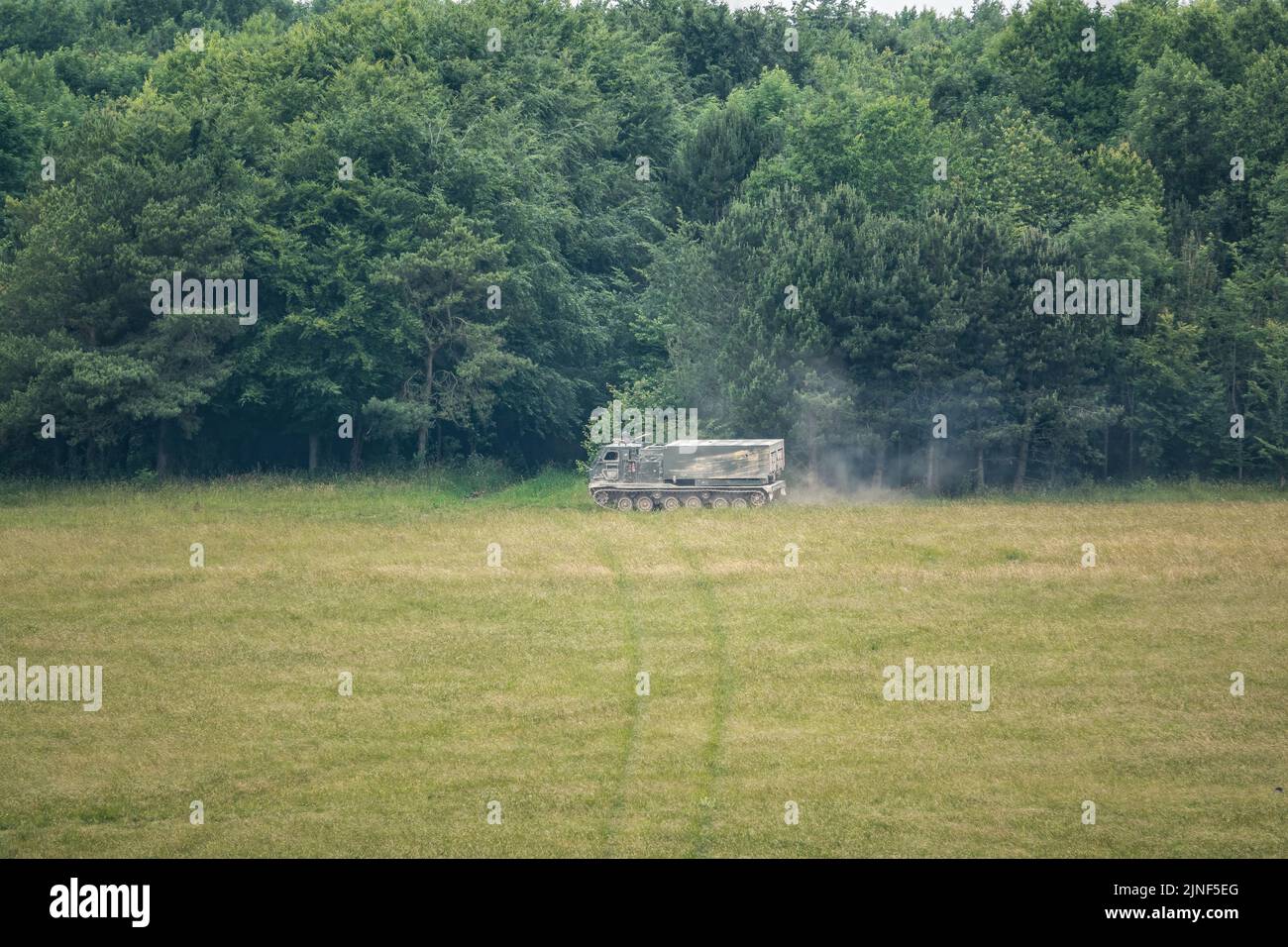 army M270 Multiple Launch Rocket System, self-propelled, multiple ...