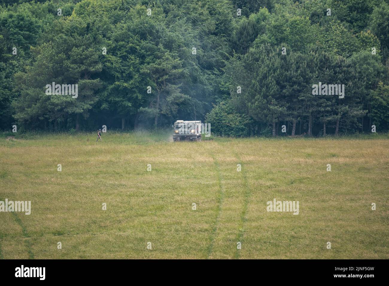 army M270 Multiple Launch Rocket System, self-propelled, multiple ...