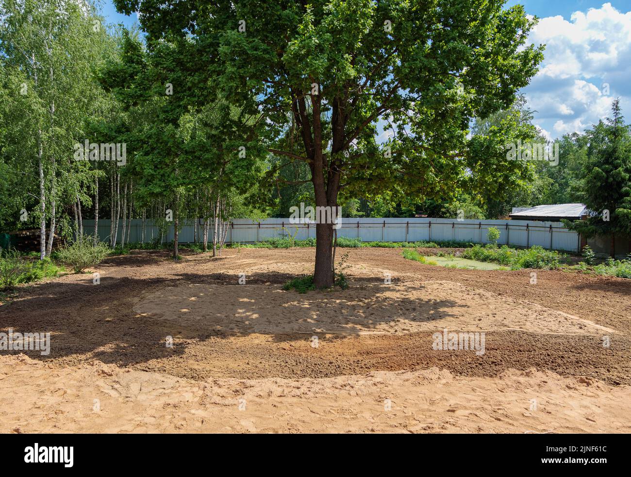 Leveling soil hi-res stock photography and images - Alamy