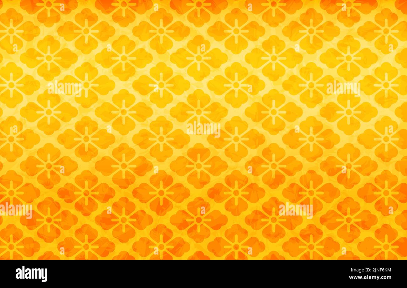 Gold Japanese paper and Japanese pattern: Hanabishi Stock Vector Image ...