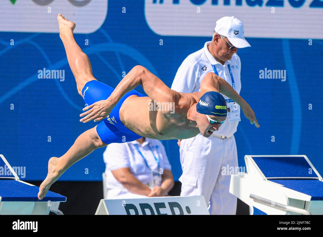 ROME, ITALY - AUGUST 11: Emil Hassling of Sweden during the men's 100m ...
