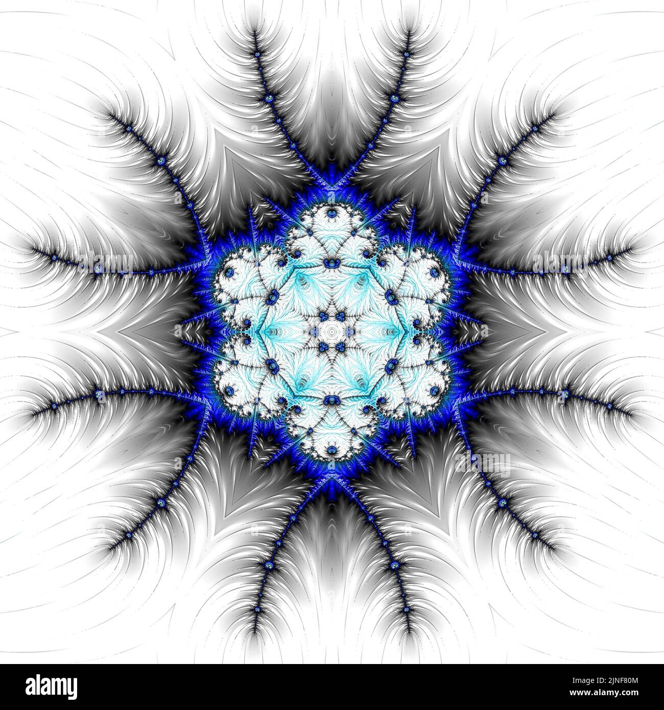 Abstract Computer generated Fractal design. A fractal is a never-ending ...
