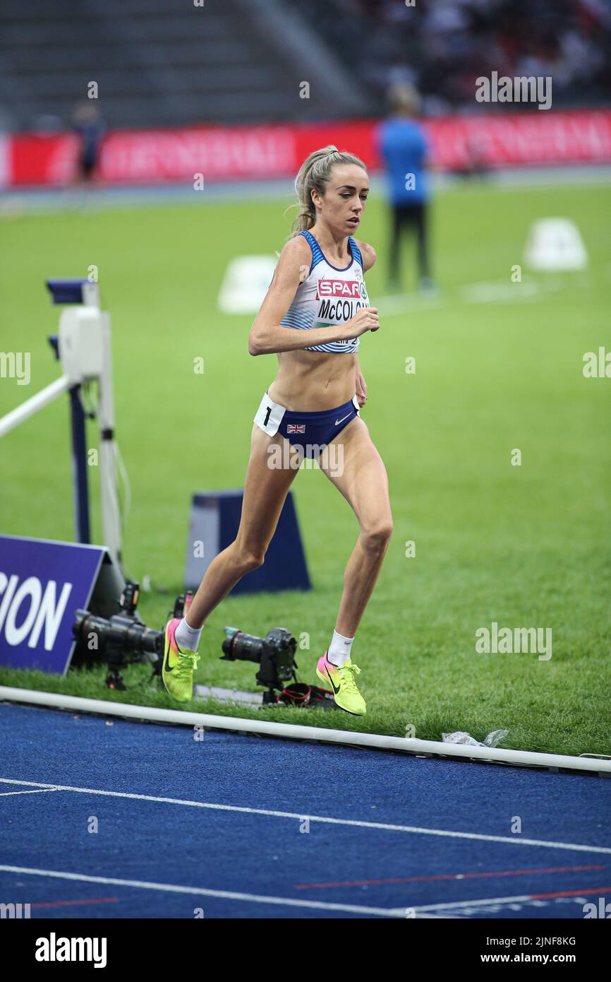 Eilish Mccolgan running 5000 meters at the European Athletics ...