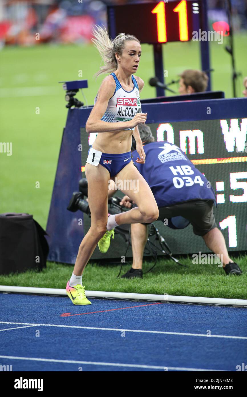 Eilish Mccolgan running 5000 meters at the European Athletics ...