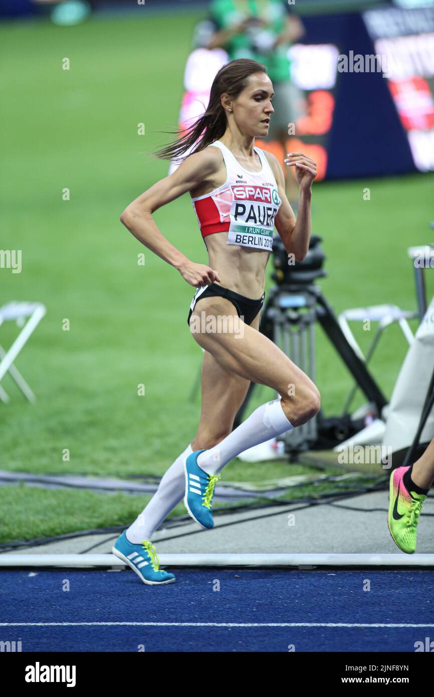 Nada Ina Pauer running 5000 meters at the European Athletics ...