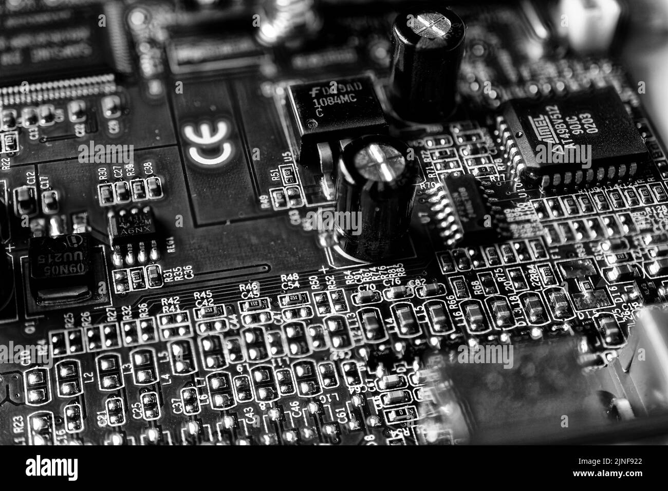 Motherboard picture Black and White Stock Photos & Images - Alamy