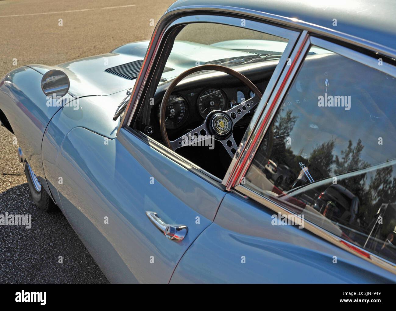 E Type Jaguar fastback Stock Photo - Alamy