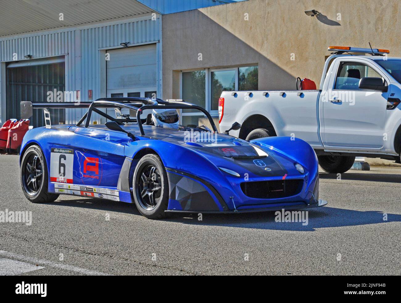 Lotus race car at track day France Stock Photo - Alamy
