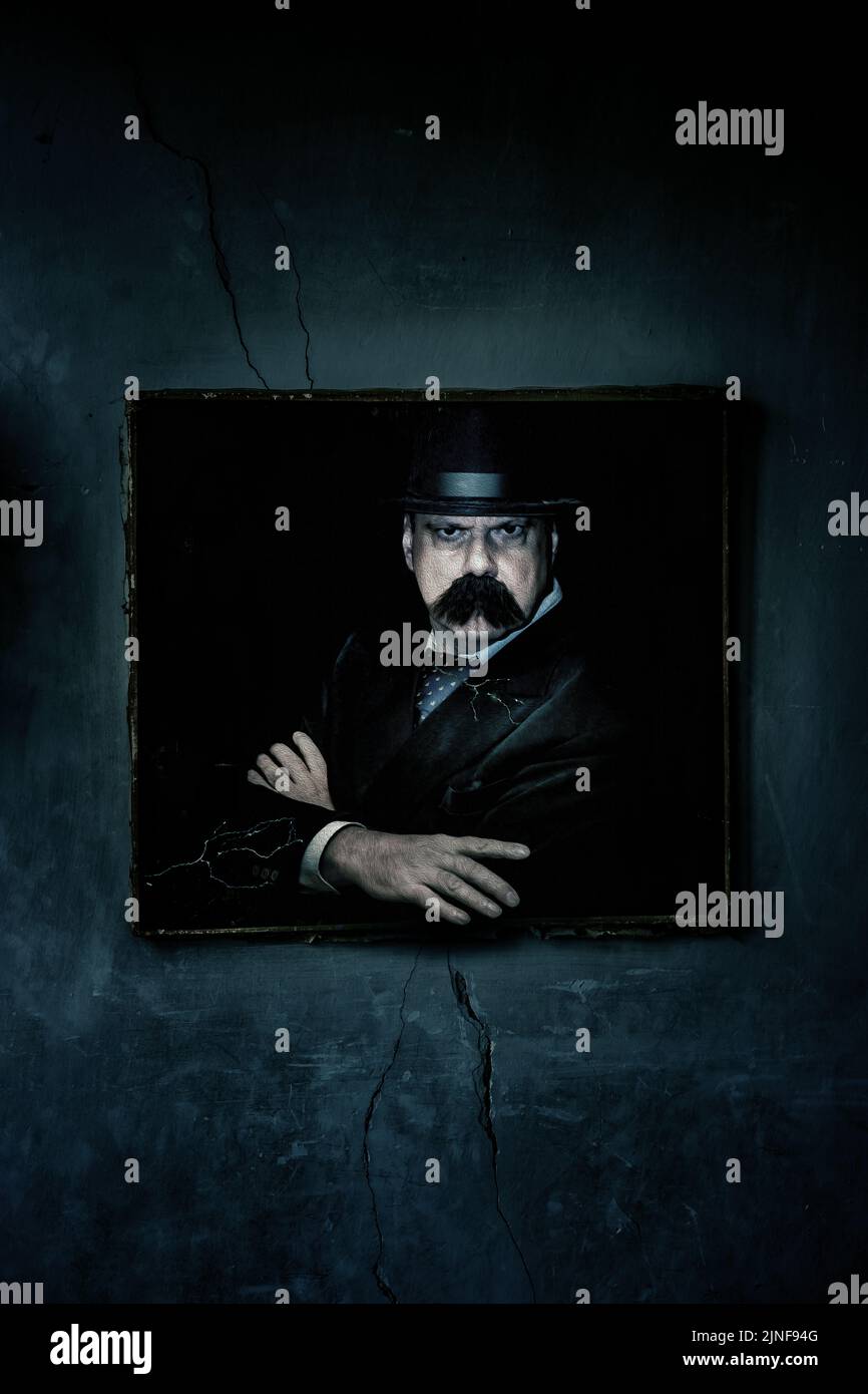 Old man ghost painting hi-res stock photography and images - Alamy