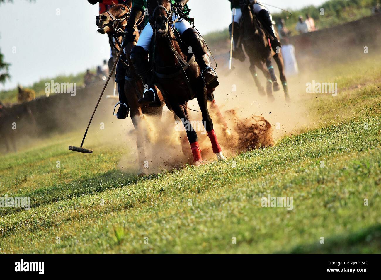 Traditional field sport: Polo Tournament in the Northern Nigeria Stock ...