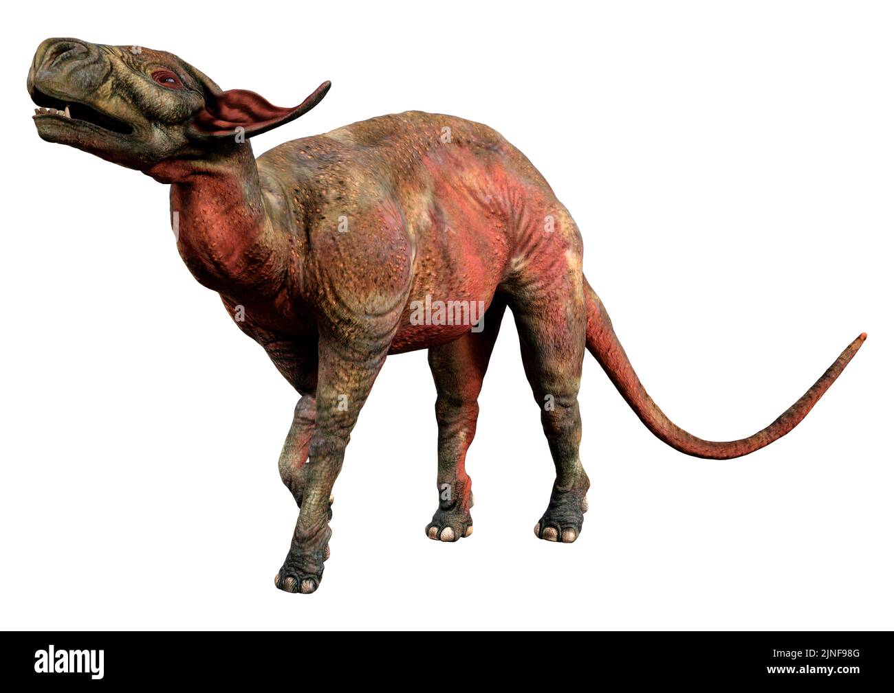 3D rendering of a fantasy creature isolated on white background Stock ...