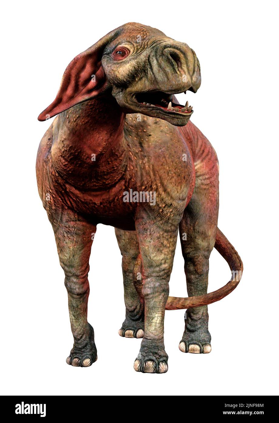 3D rendering of a science fiction fantasy animal isolated on white ...