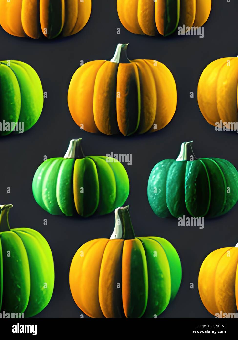 large quantity of pumpkins in different shades of color Stock Photo - Alamy