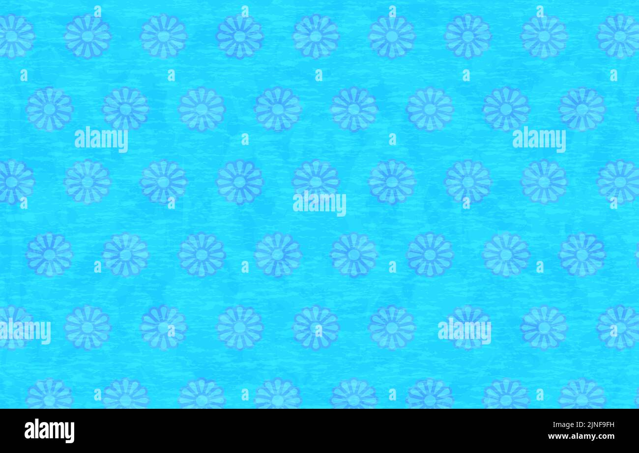 Background material: light blue Japanese paper and Japanese pattern ...