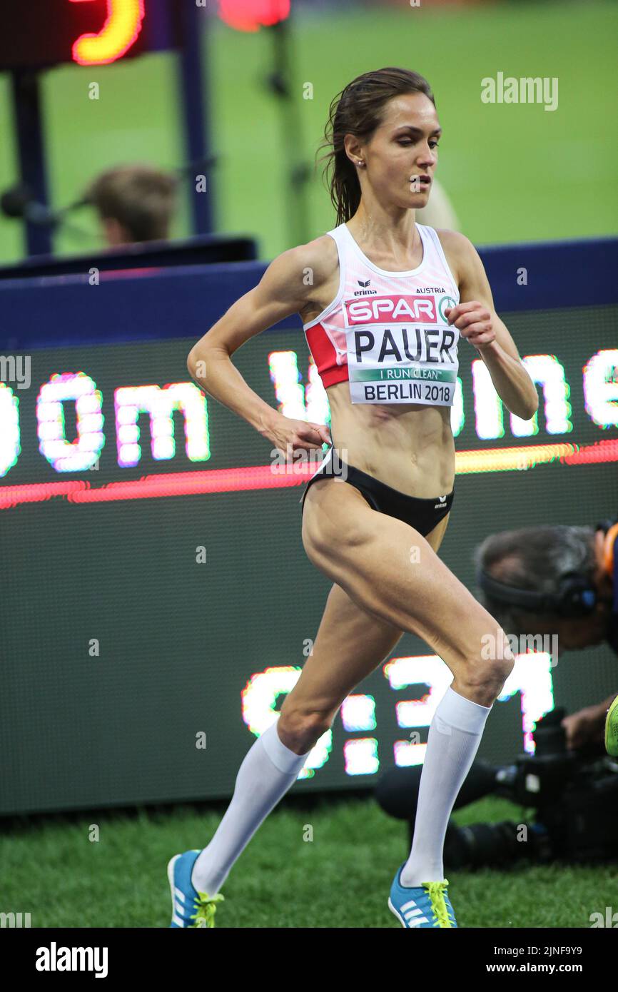 Nada Ina Pauer running 5000 meters at the European Athletics ...