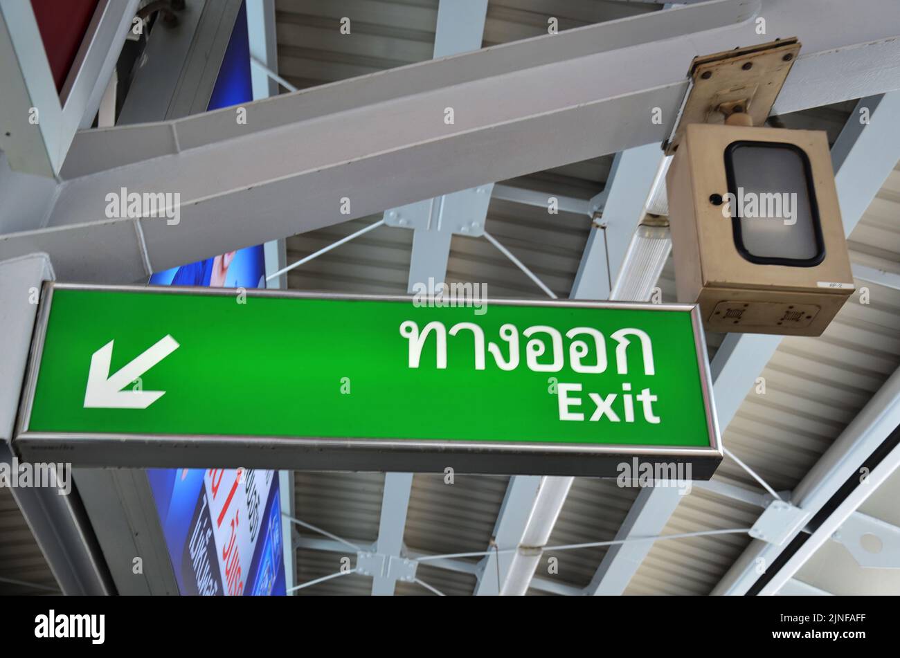 General information board panel for thai people and foreigner traveler ...