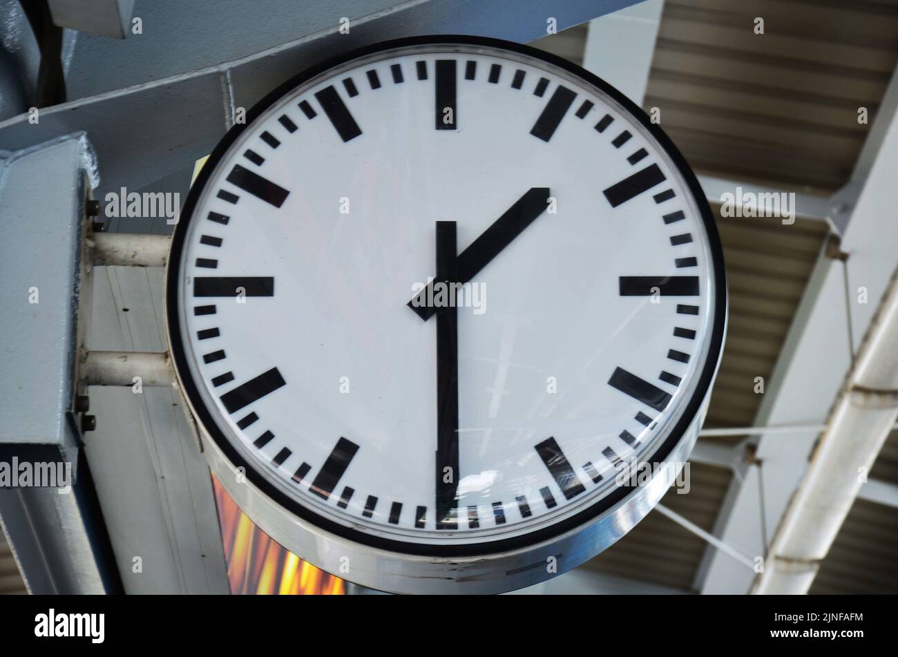 Classic vintage clock for thai people and foreigner traveler passengers ...