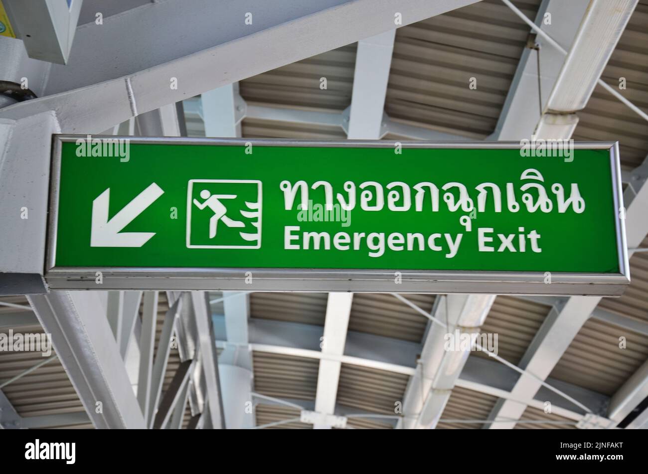 General information board panel for thai people and foreigner traveler ...