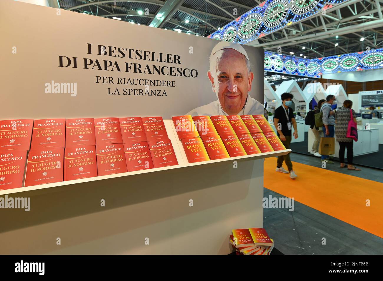 The bestsellers of Pope Francis on display at international book fair ...