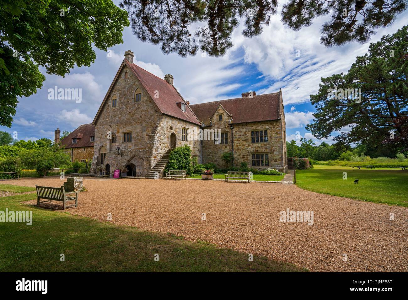 Michelham Priory House & Gardens, East Sussex, England, Uk Stock Photo ...