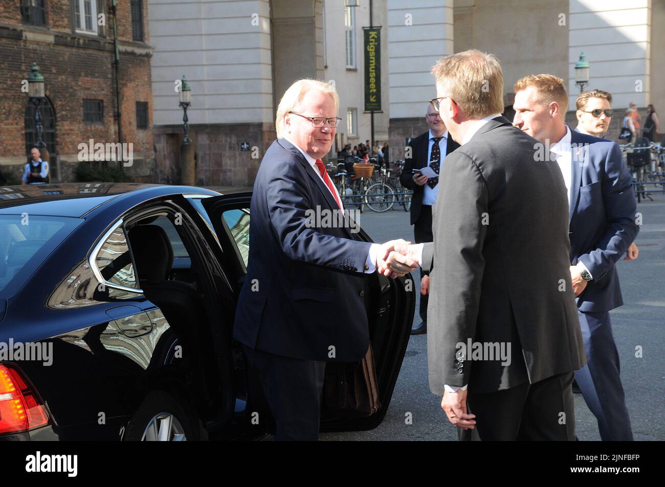 Copenhagen /Denmark/06 August 2022/ Danish defence ministry building in ...