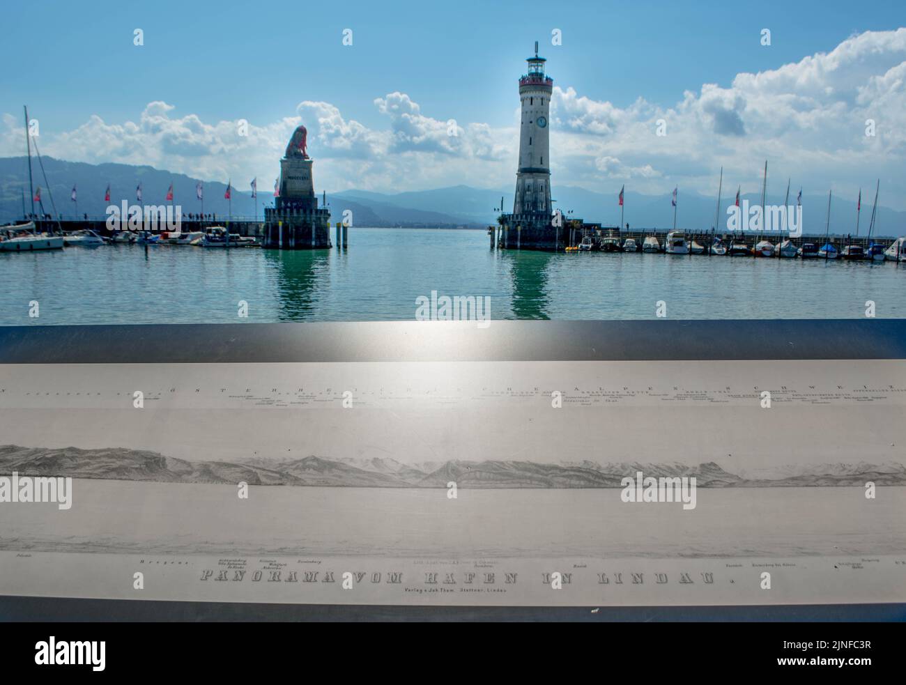 Lighthouse, Lindau, Bodensee, Lindau am Bodensee,Lake Constance Stock ...