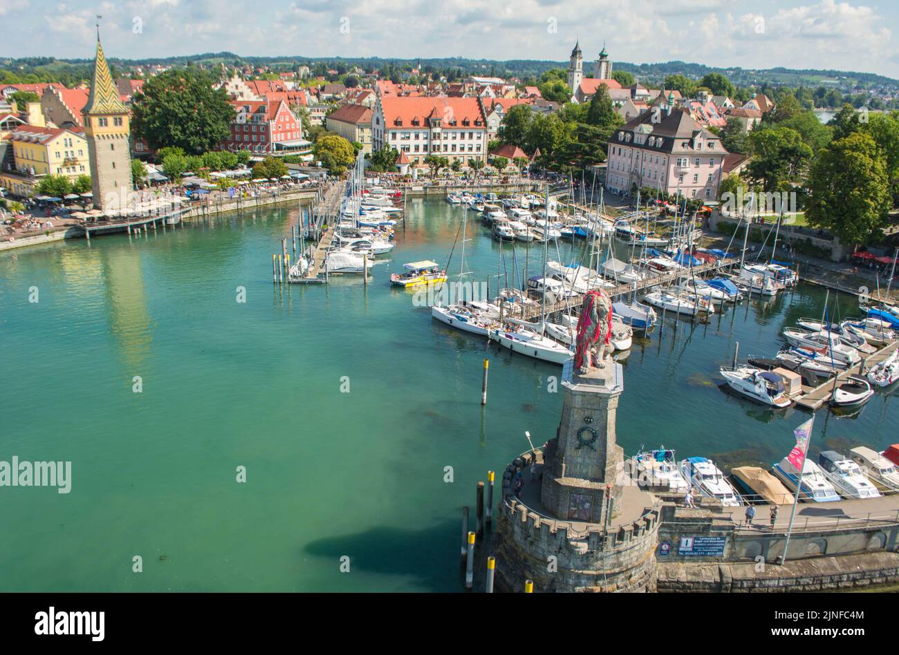 Lighthouse, Lindau, Bodensee, Lindau am Bodensee,Lake Constance Stock ...