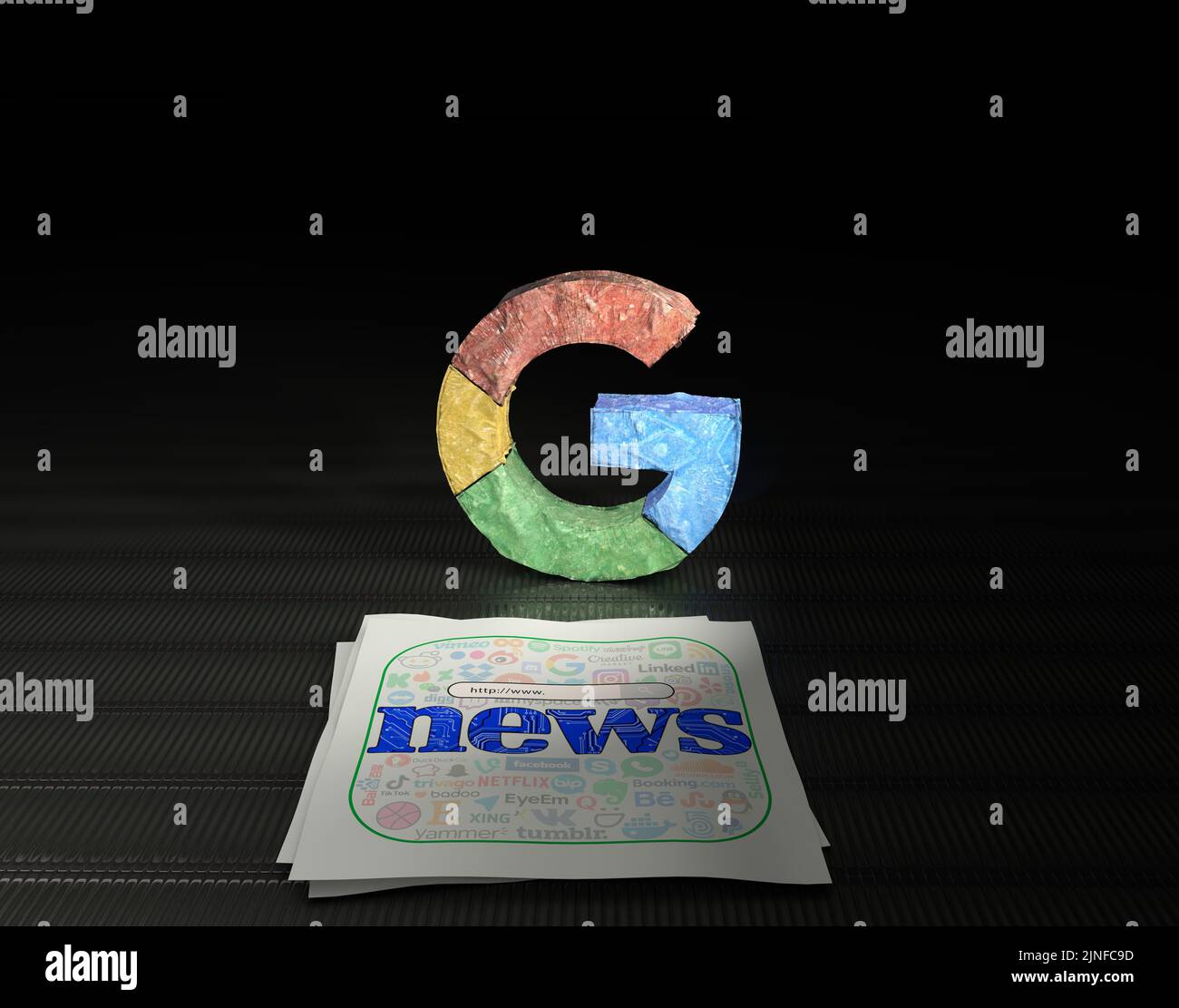 3d google wallpaper hi-res stock photography and images - Alamy