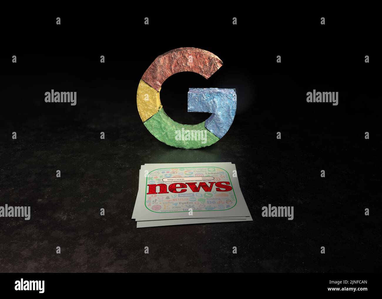 Google, 3D Google wallpaper Stock Photo - Alamy