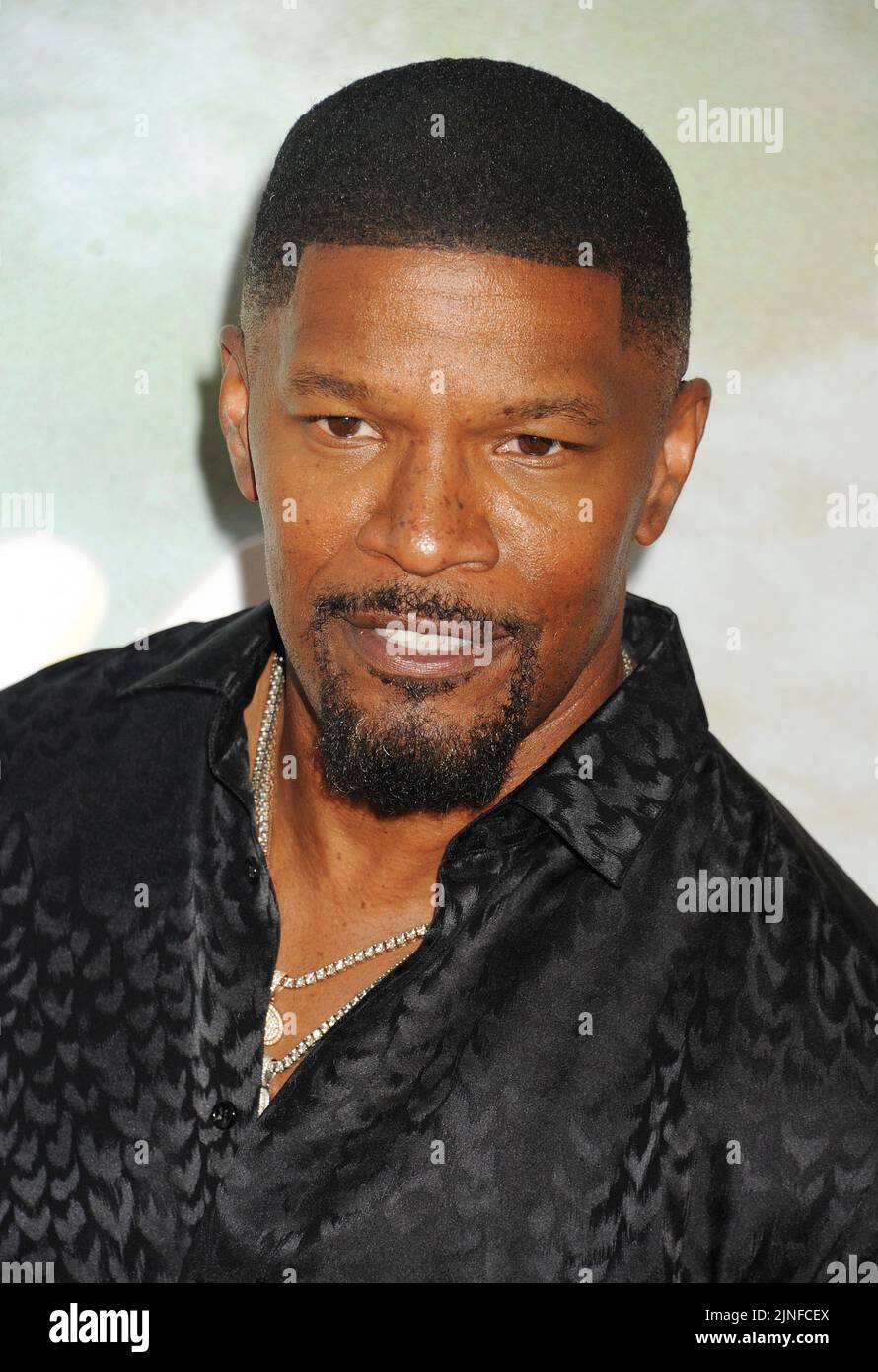 LOS ANGELES, CA - AUGUST 10: Jamie Foxx attends the World Premiere of ...