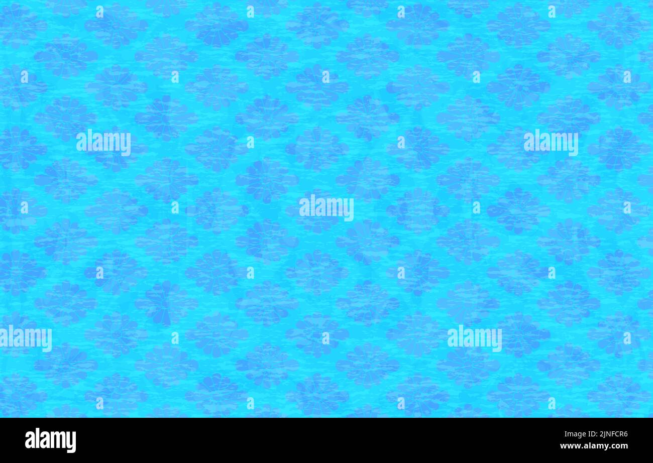 Background material: light blue Japanese paper and Japanese pattern ...