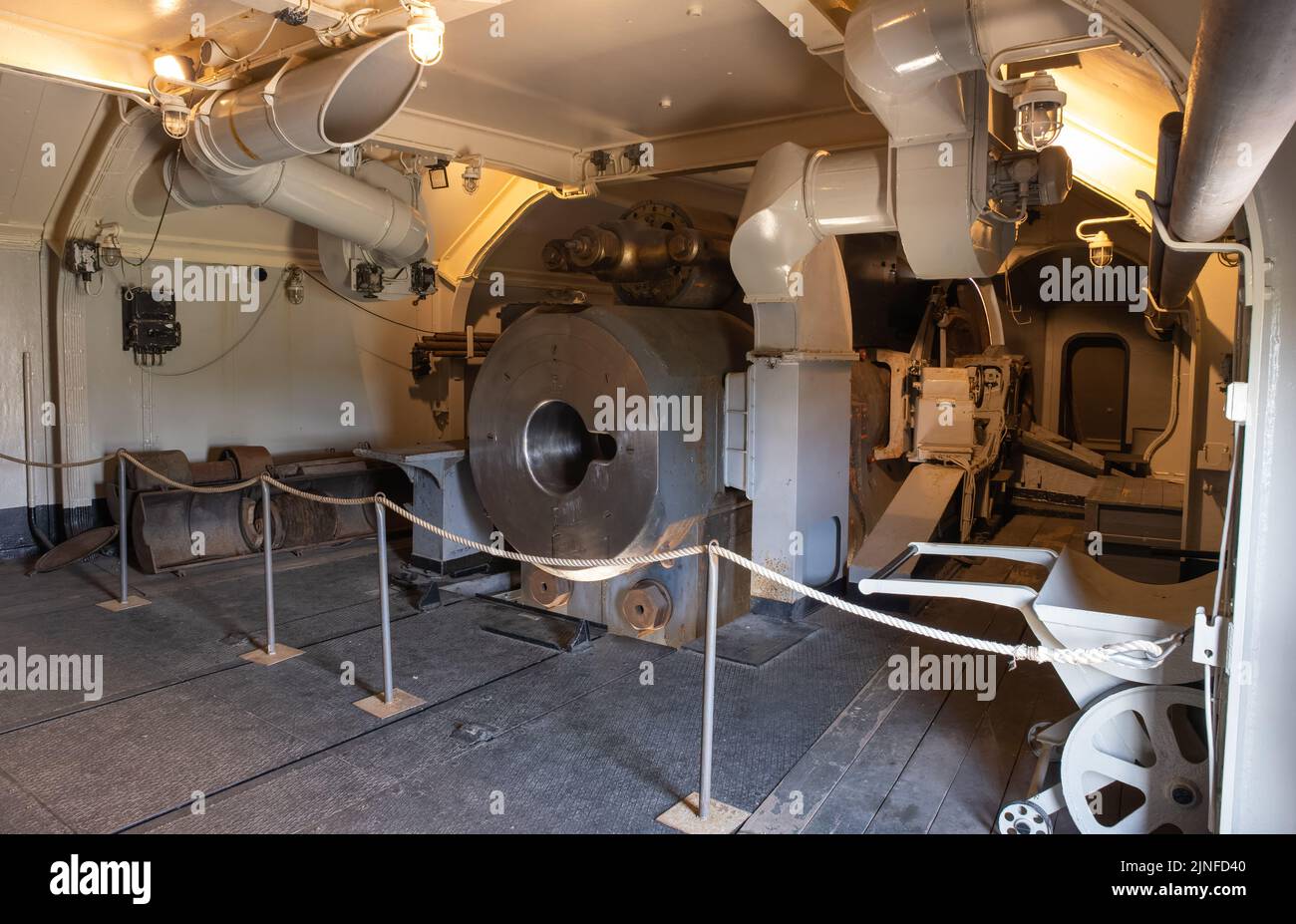 Kristiansand, Norway - May 29, 2022: Cannon Museum (Battery Vara). The ...